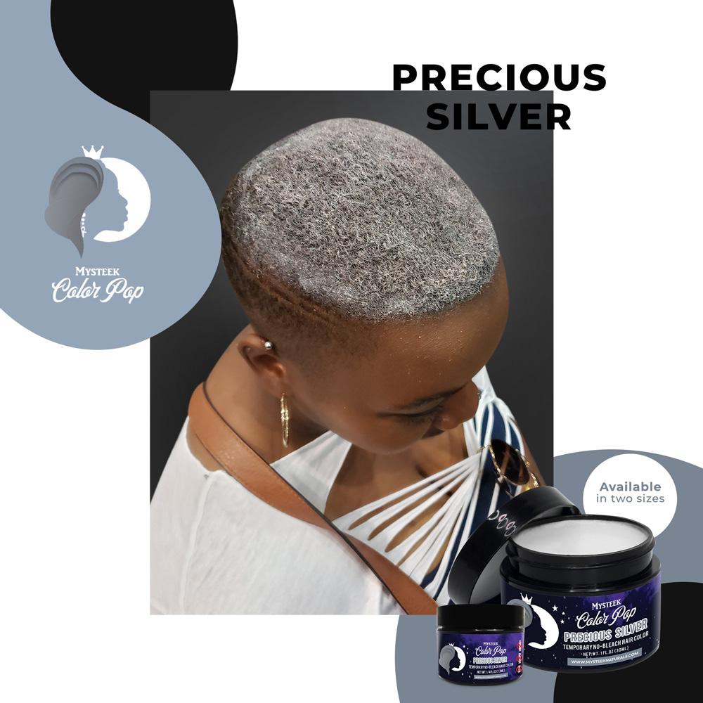 Precious Silver - Mysteek Color Pop – Mysteek Naturals