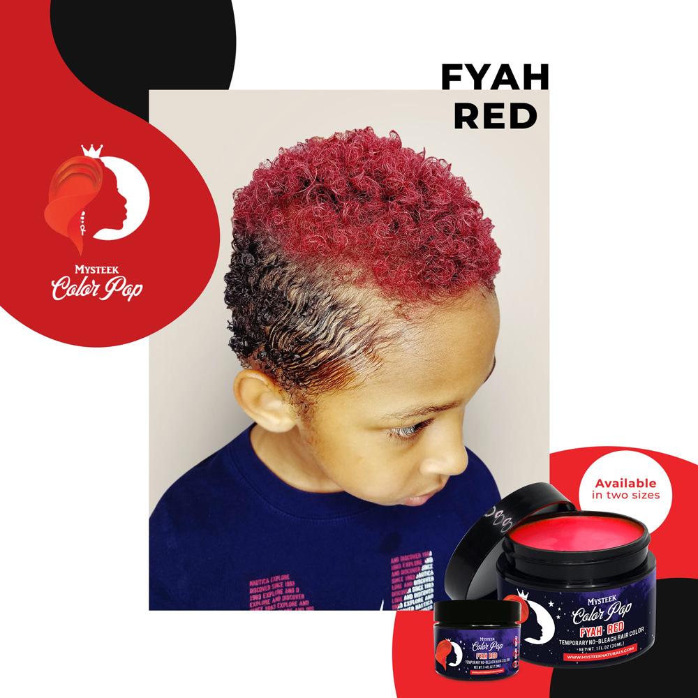 Fyah Red - Mysteek Color Pop – Mysteek Naturals
